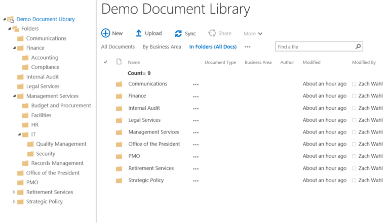 Folders v. Metadata in SharePoint Document Libraries - Enterprise Knowledge