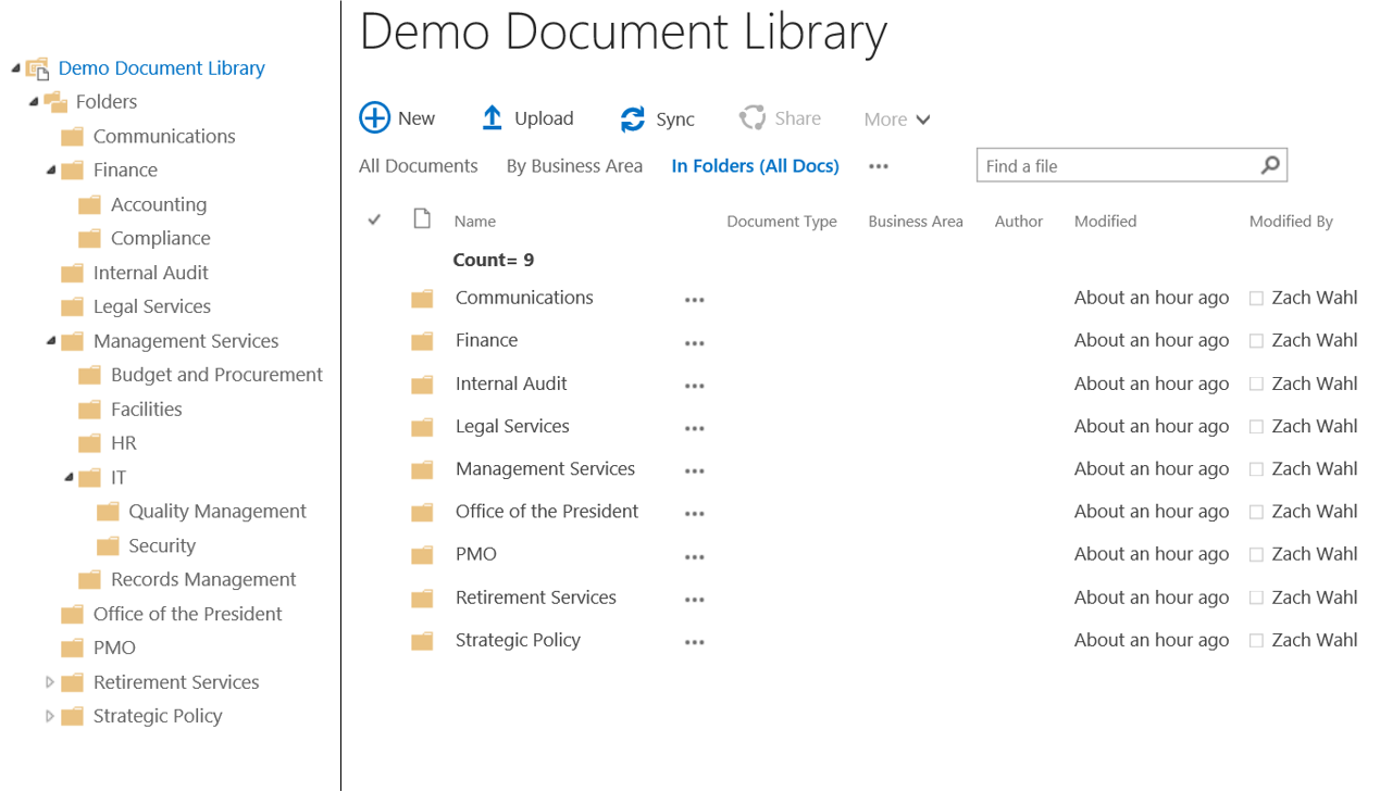 Folders V Metadata In SharePoint Document Libraries Enterprise Knowledge