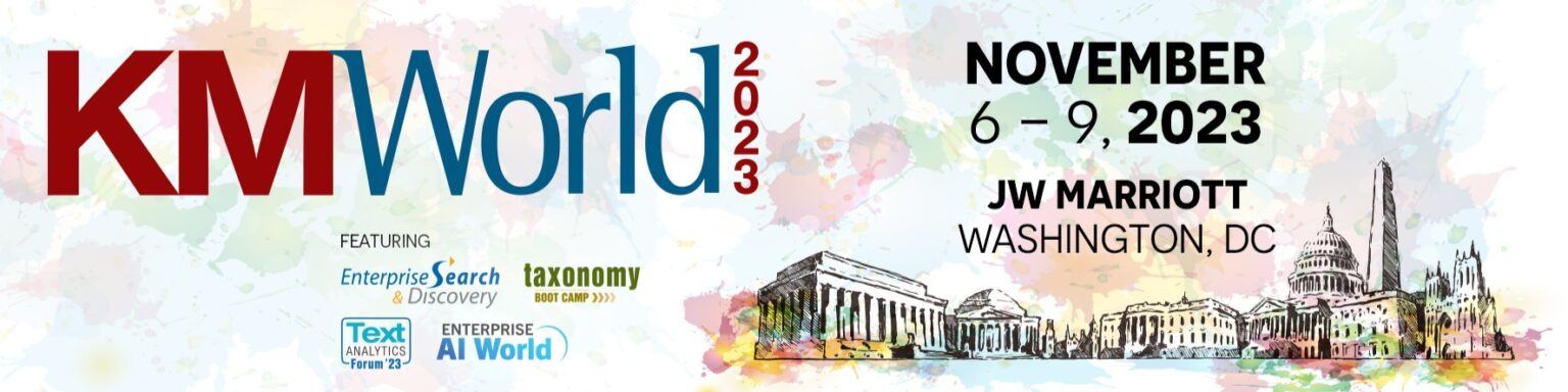 Enterprise Knowledge Playing Central Role at KMWorld 2023 - Enterprise ...