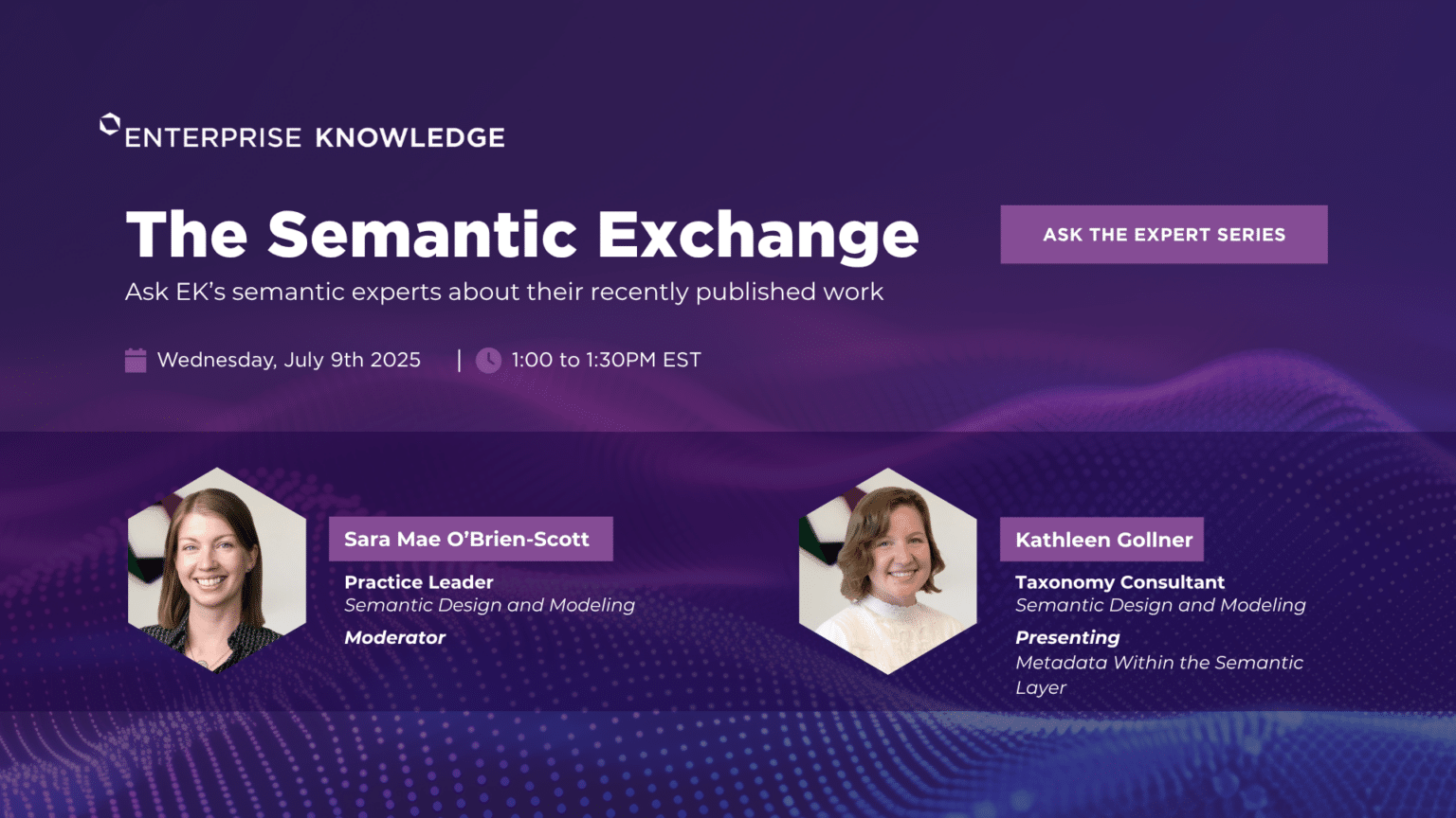 The Semantic Exchange: Metadata Within the Semantic Layer - Enterprise Knowledge